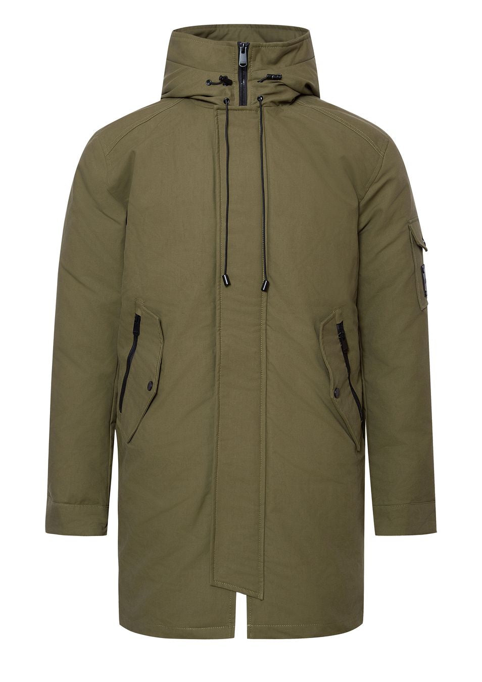 MONCRIEF Alpine Coat MED - Dark Army – The Black Bicycle